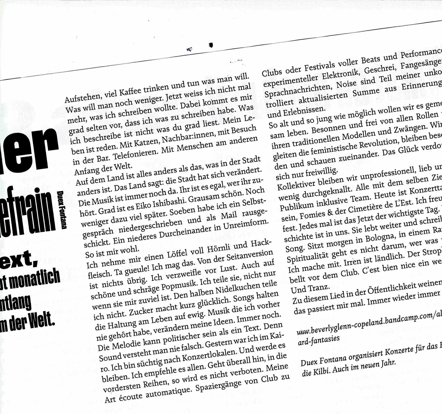 Aus der Traum wird Refrain × KSB Kulturmagazin